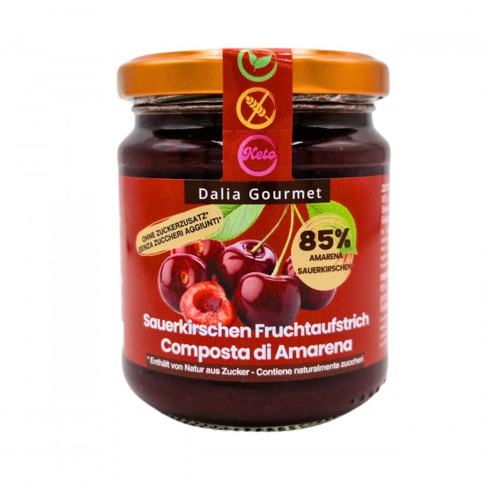 Sour Cherry Fruit Spread 220g Dalia Gourmet